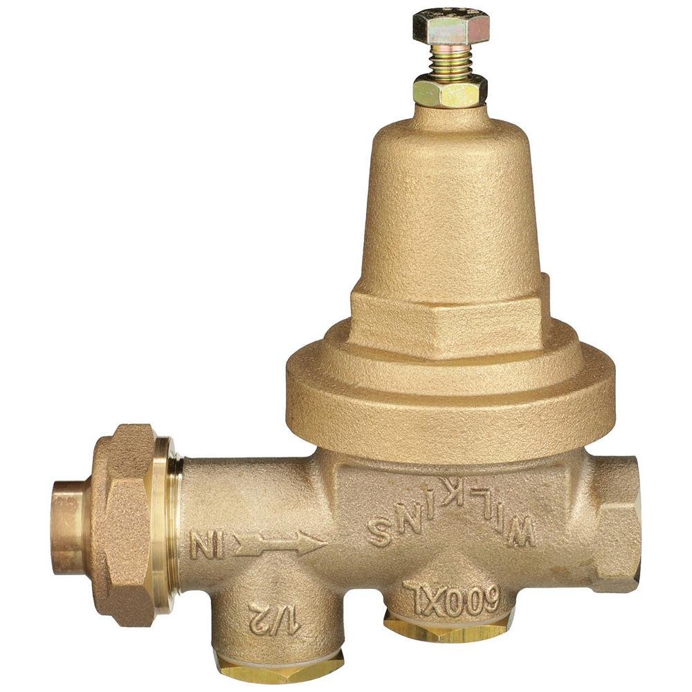 1/2" 600XL Pressure Reducing Valve with cop/ sweat connection | Zurn ...