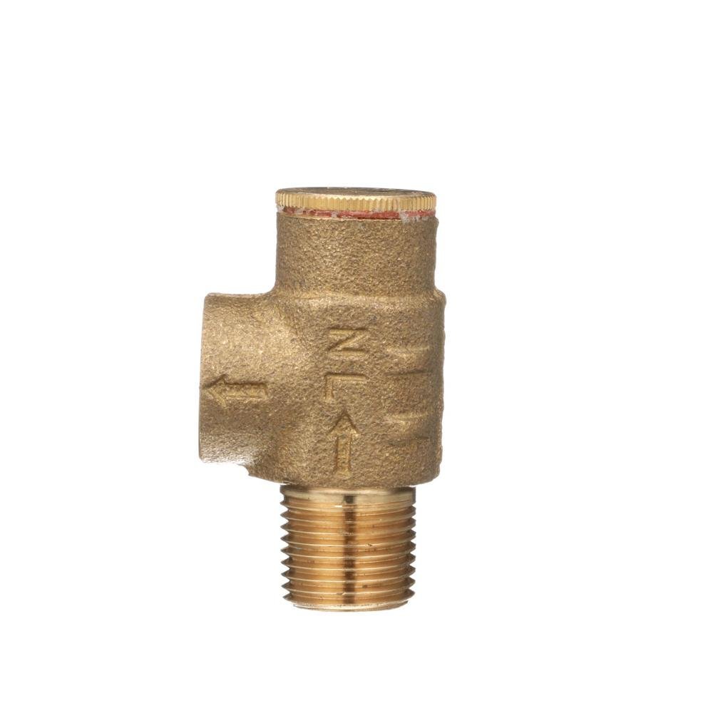 1/2" P1550XL Pressure Relief Valve preset at 125 psi, and male NPT inl ...